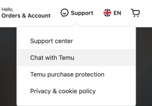 Temu Live Chat | Customer Service - Live Chat Directory